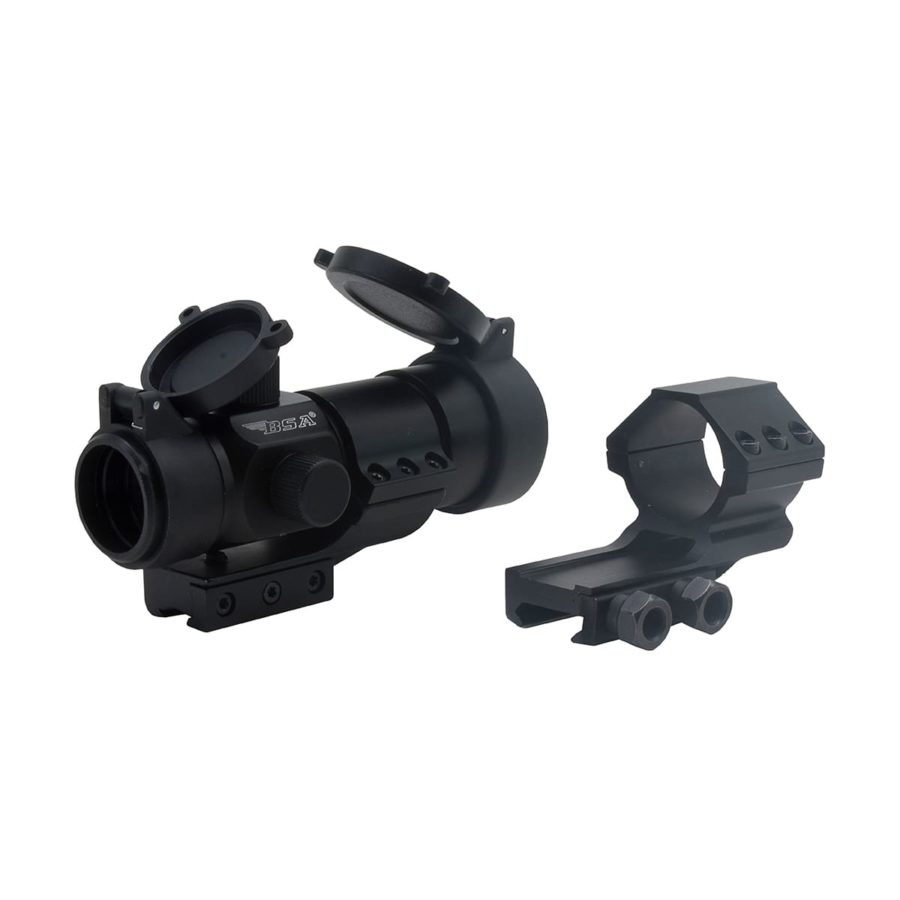 BSA Optics 30mm Red Dot with Two Mounts included